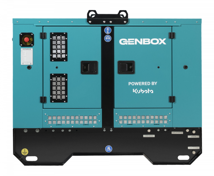 Дизельный генератор GENBOX KBT12M-S в кожухе, купить в СПб по низкой цене